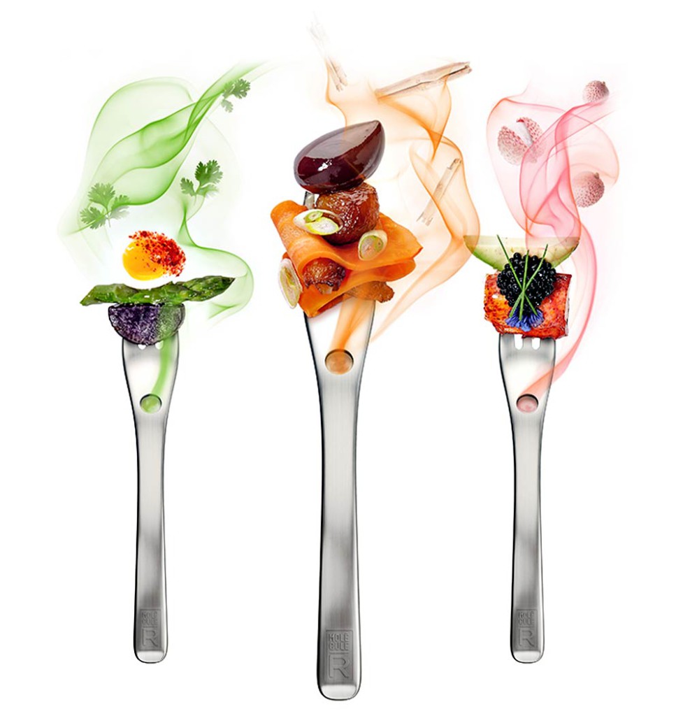 Aromafork (Molecule-R), une fourchette révolutionnaire avec 21 saveurs